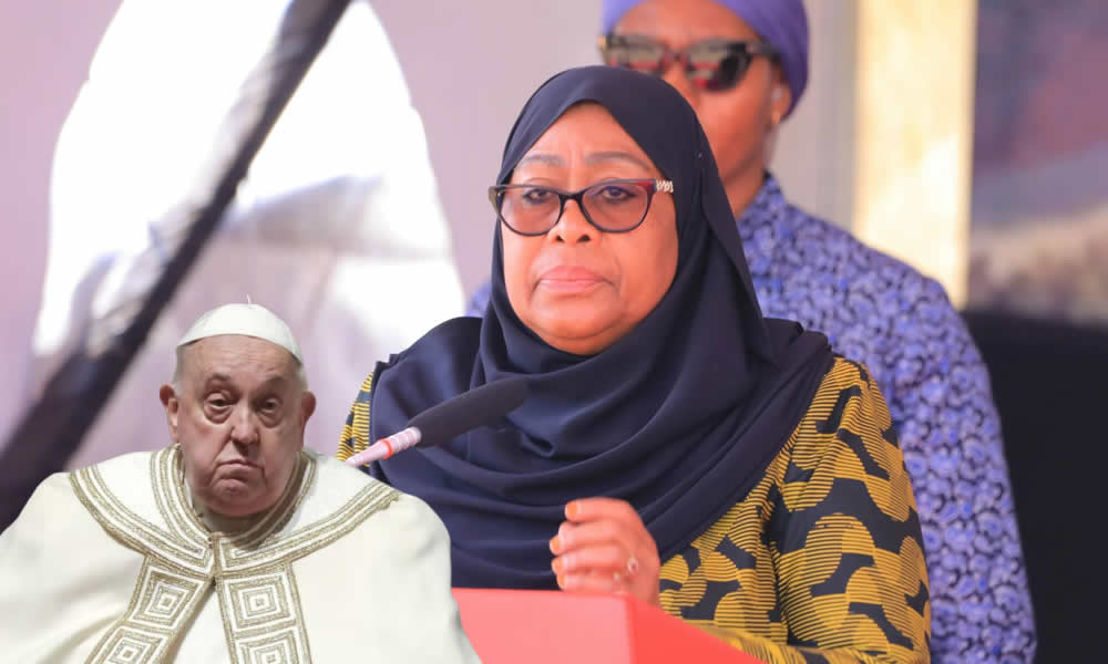 Rais Samia Amlilia Papa Francis. - PMTV