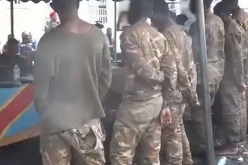 Wanajeshi 25 wa Kongo wahukumiwa kifo kwa 'kumkimbia adui' wakati wa ... Wanajeshi 25 wa Kongo wahukumiwa kifo kwa 'kumkimbia adui' wakati wa ...